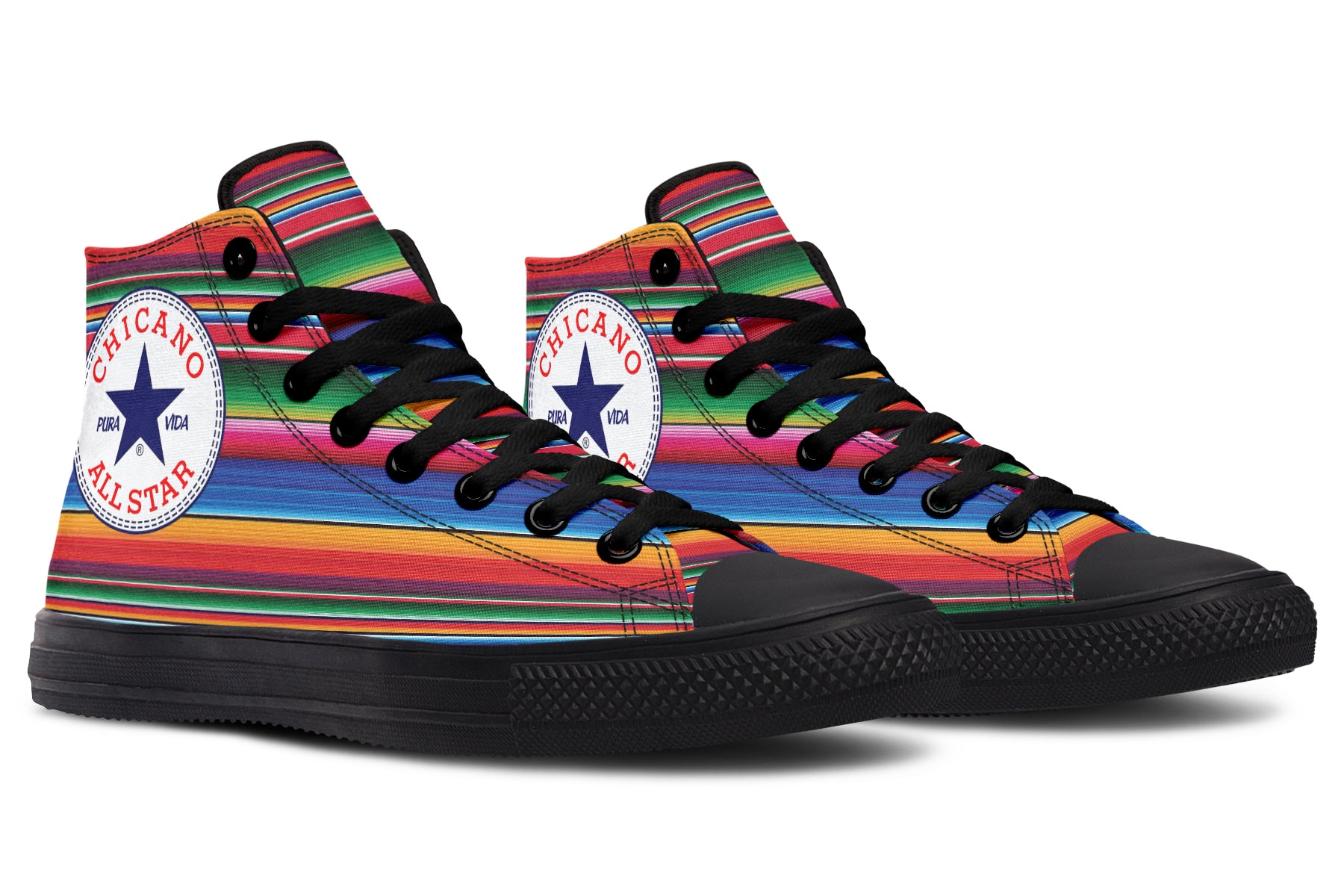 OG Chicano All Star Serapes ( Black or White Sole ) – House Of Chingasos