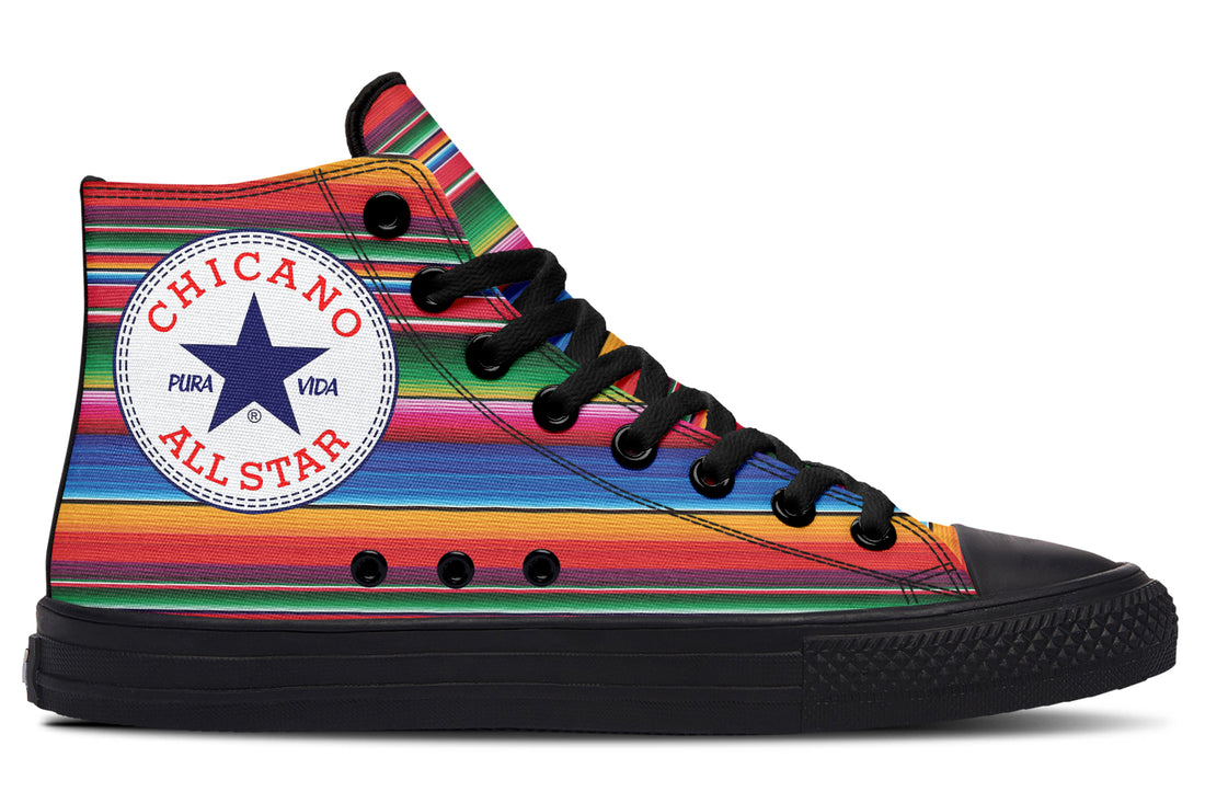 OG Chicano All Star Serapes ( Black or White Sole ) – House Of Chingasos