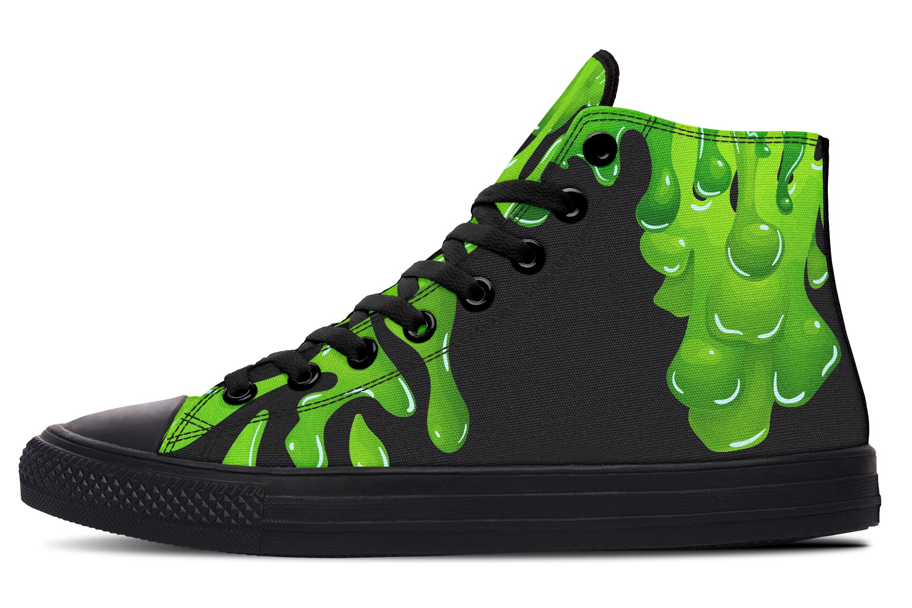 Green SLime High Tops ( Black or White Sole ) – House Of Chingasos