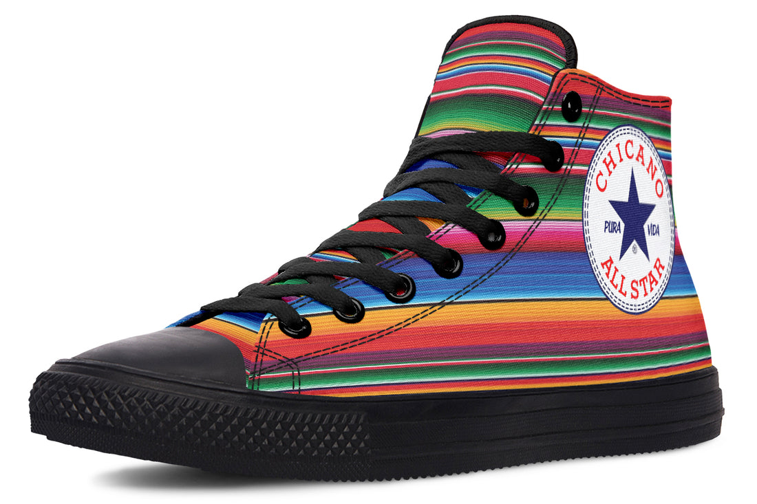 OG Chicano All Star Serapes ( Black or White Sole ) – House Of Chingasos