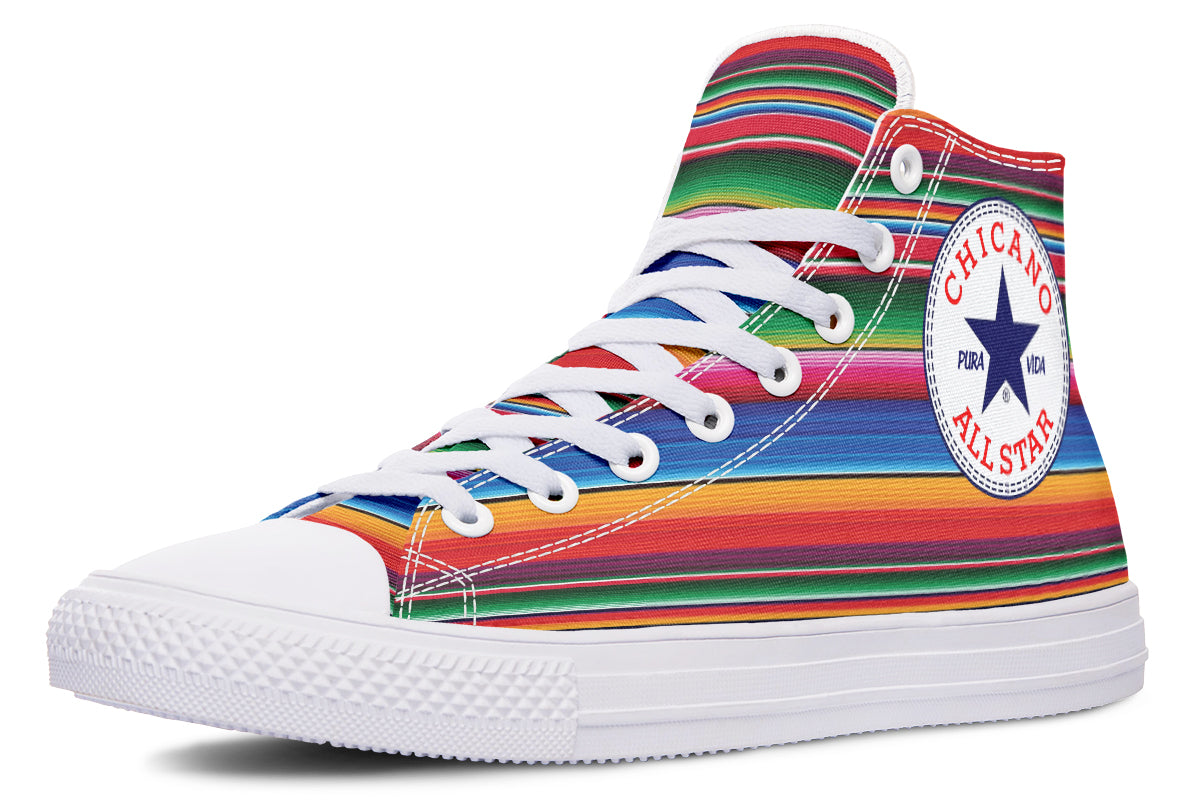 OG Chicano All Star Serapes ( Black or White Sole ) – House Of Chingasos