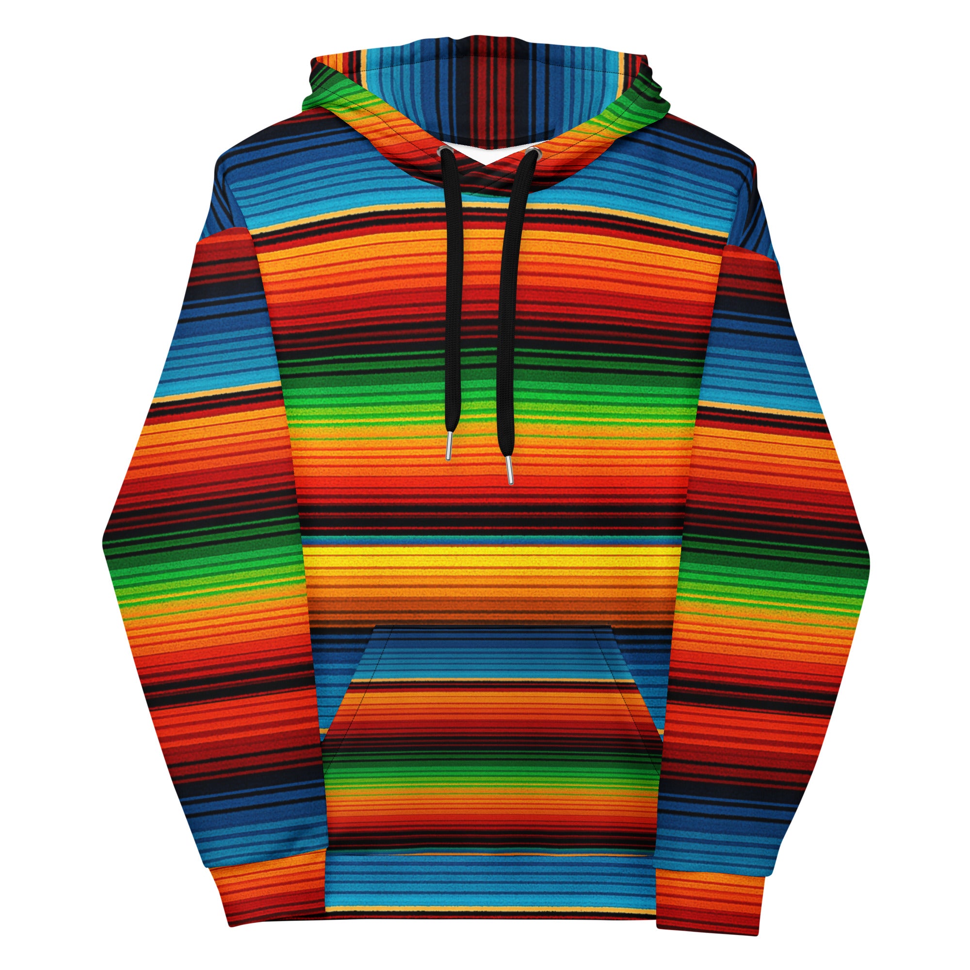 Serape All Over Dye Sublimation Hoodie – House Of Chingasos
