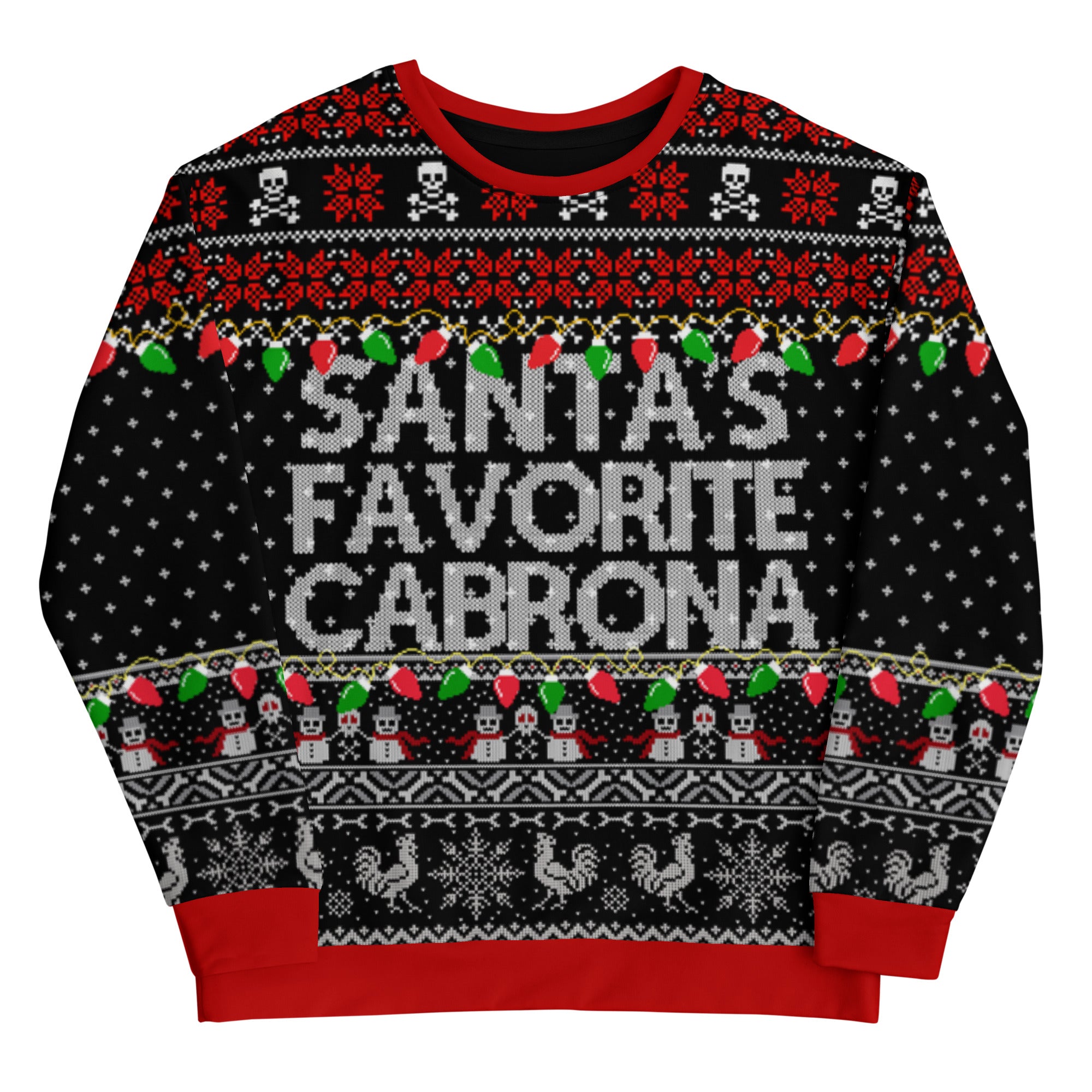 Santa's Favorite Cabrona Navidad Sweatshirt - Fleece-lined – House Of ...
