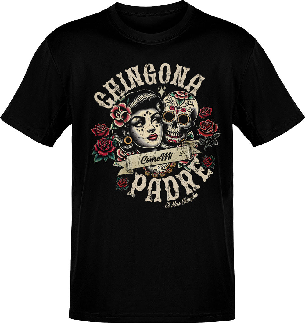 Chingona Como Mi Padre El Mas Chingon T-Shirt – House Of Chingasos
