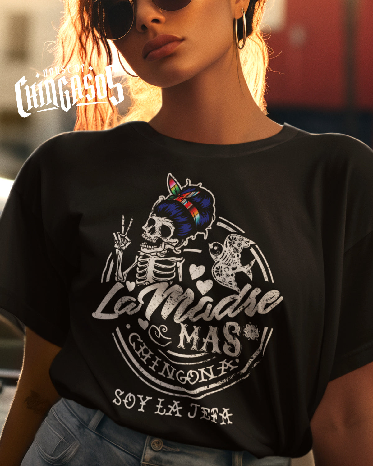 Premium Bella Canvas La Madre Mas Chingona T-shirt – House Of Chingasos