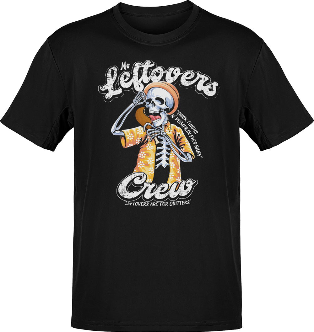 Premium No Leftovers Crew Skull T-shirt – House Of Chingasos