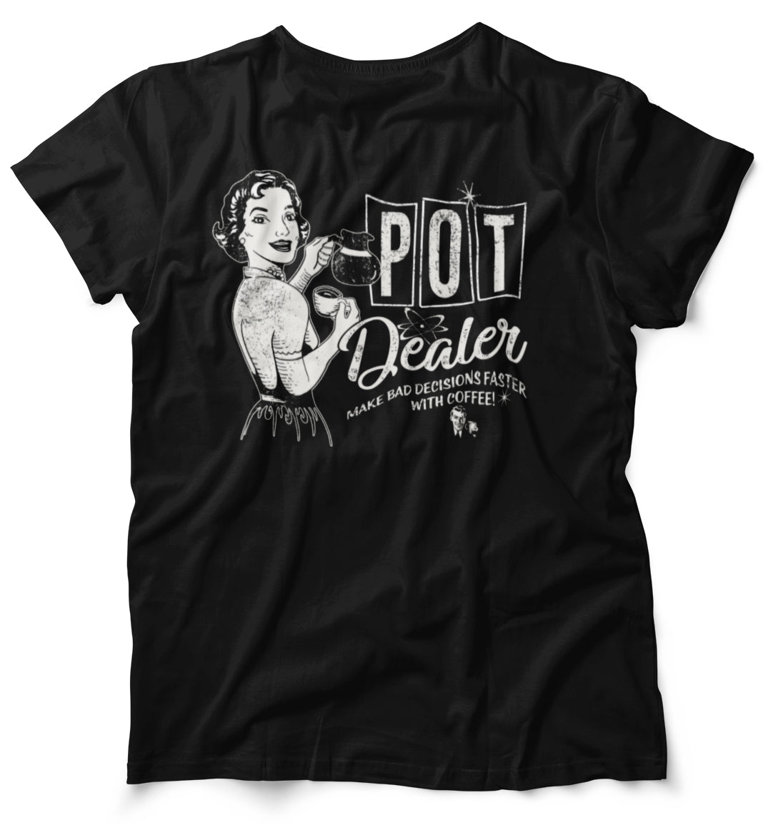 Deluxe Pot Dealer Women's Vintage Coffee Tee – House Of Chingasos