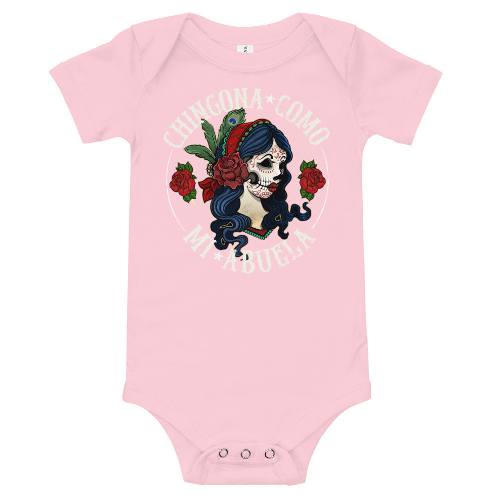 Chingona Como Mi Abuela Beauty Onesie – House Of Chingasos
